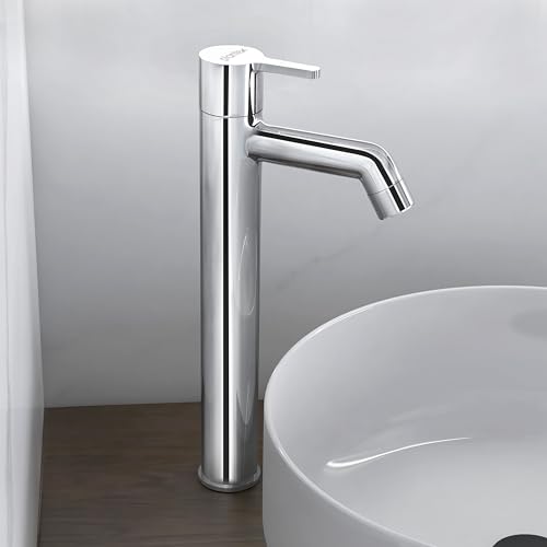 Plantex Pure Brass Pillar Tap for Wash Basin/High Neck Tap for Basin w ...