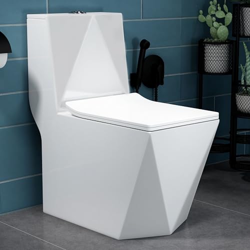 Plantex Ceramic Commode for Toilet/Rim Washdown One Piece Western Toil ...