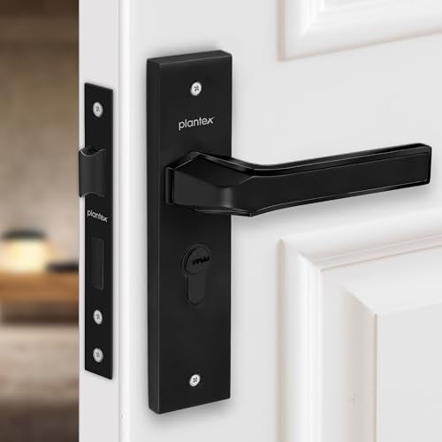 Plantex Heavy Duty Door Lock Set - Main Door Lock Handle Set/Mortise L ...