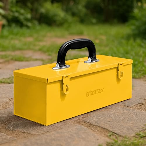 Plantex 12-inch Metal Tool Box for Tools/Tool Box Empty for Home Use/C ...