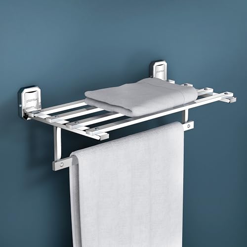 Plantex 304 Grade Stainless Steel Towel Rack for Bathroom/Towel Holder ...