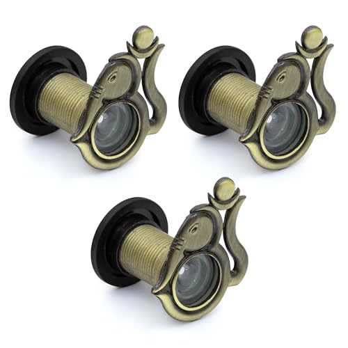 Plantex Solid Brass Door Eye/Door Lens/Door Eye Viewer/Eye Hole for Ma ...
