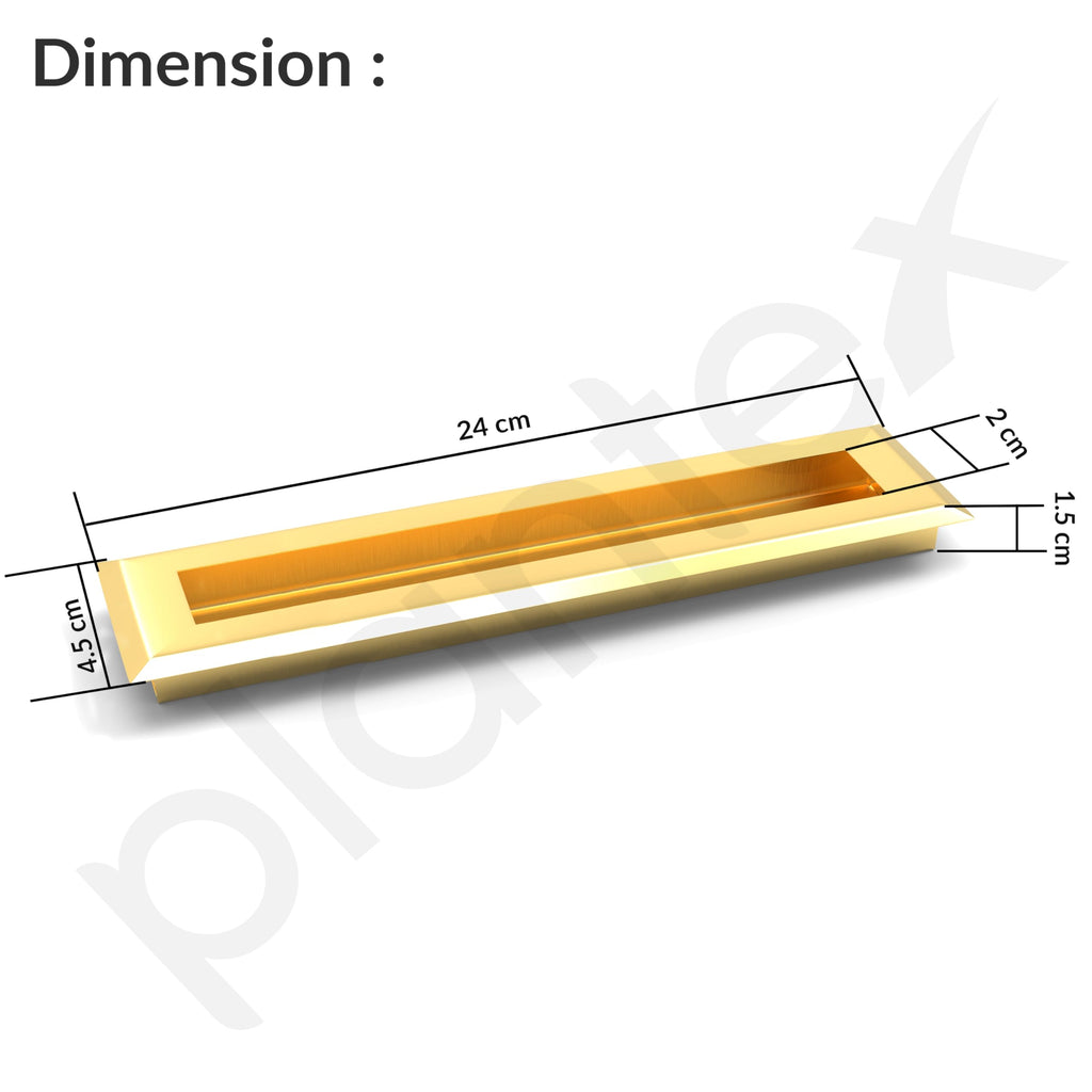 Plantex Sliding Door Handle/Concealed Handle for Sliding Door/224mm Co ...