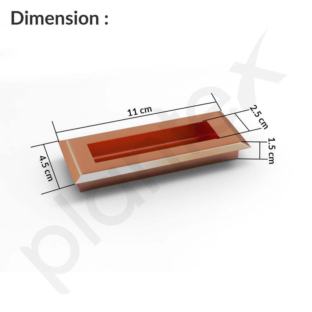 Plantex Sliding Door Handle/Concealed Handle for Sliding Door/96mm Con ...