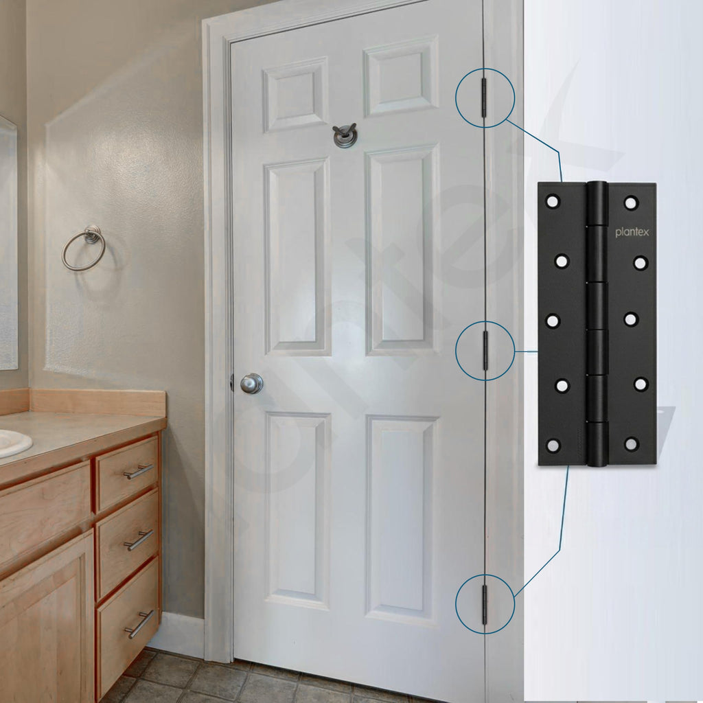 Plantex Door Hinges 6 Inch x 12 Gauge/2.5 mm Thickness/Hinges for Main ...