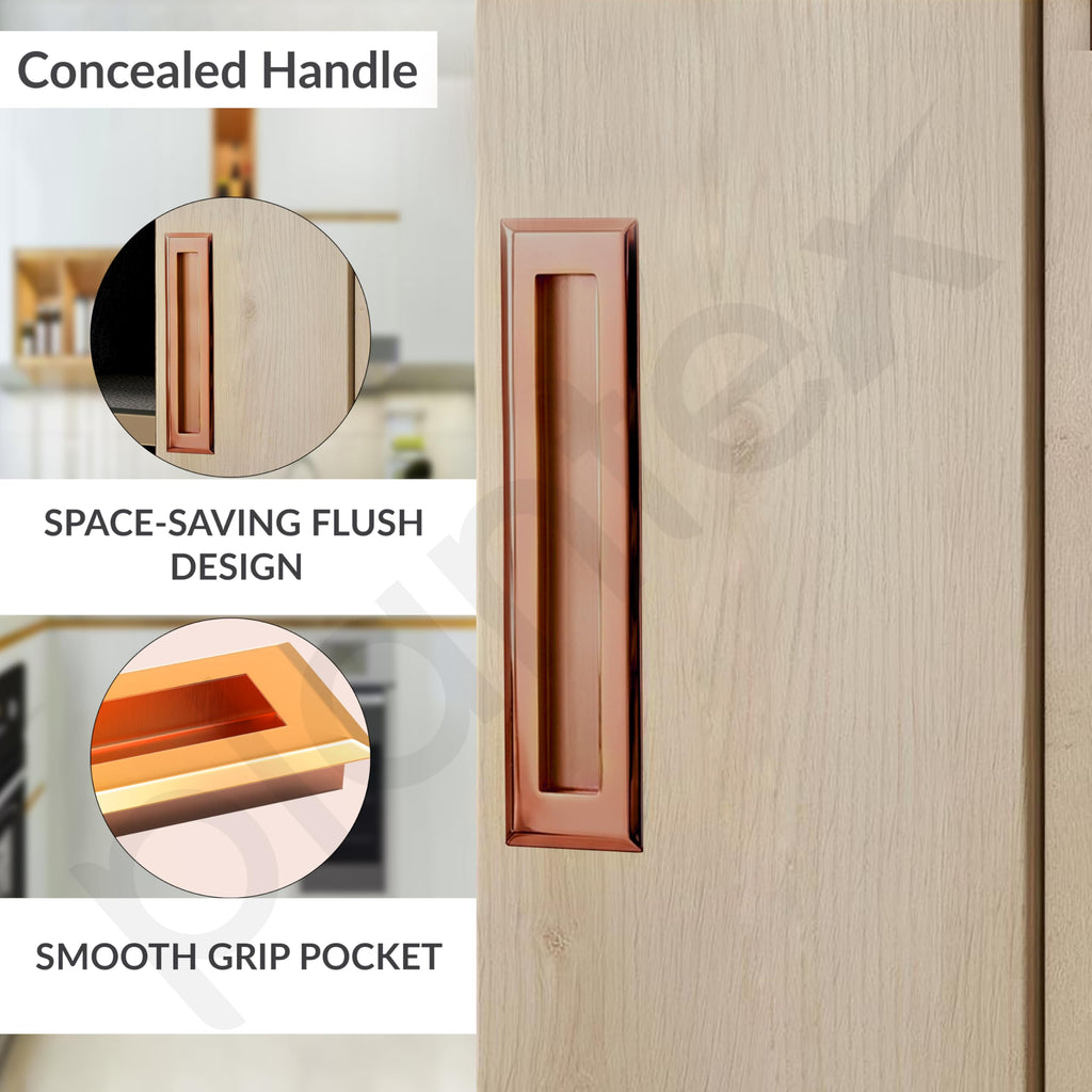 Plantex Sliding Door Handle/Concealed Handle for Sliding Door/224mm Co ...