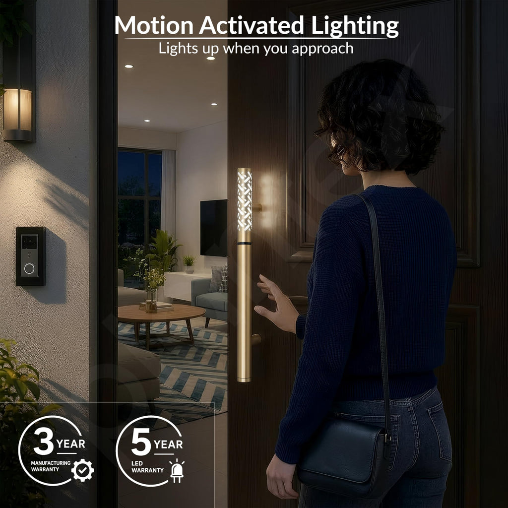 Plantex 12 Inch LED Main Door Handle/Pull-Push Handle with Sensor Touc ...